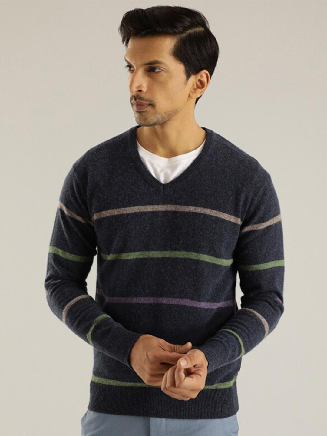 Buy Indian Terrain Striped Pullover Sweater - Sweaters for Men 24253014 ...
