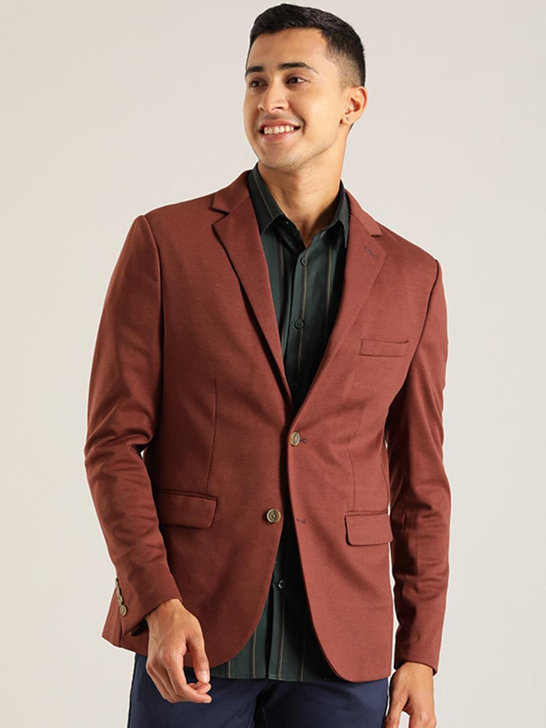 Buy Indian Terrain Single Breasted Blazer - Blazers for Men 24284294 ...