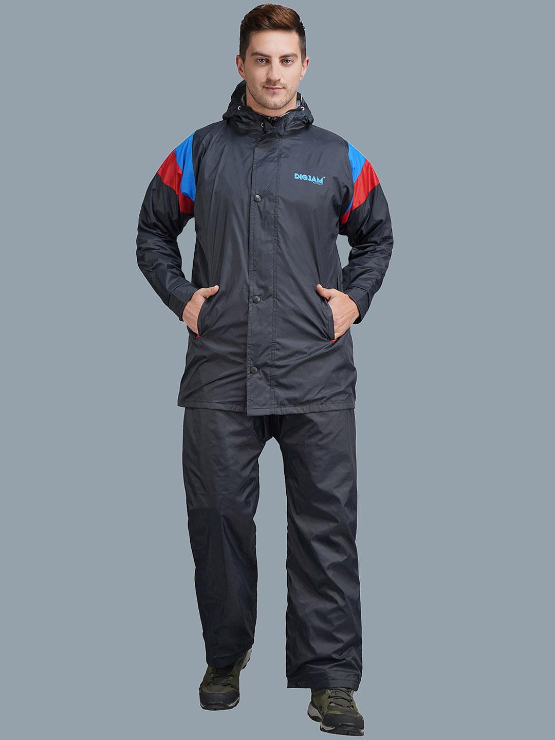 Buy Super Hooded Jacket With Trouser Waterproof Reversible Rain Suit ...