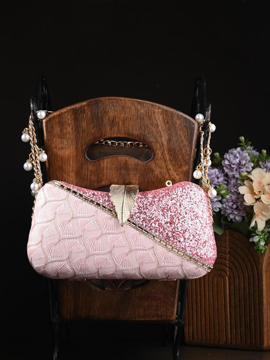 Buy Toobacraft Embellished Wrist Loop Box Clutch - Clutches for Women ...