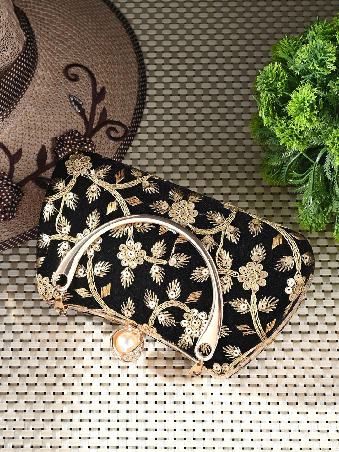 Buy Toobacraft Floral Embroidered Box Clutch - Clutches for Women ...