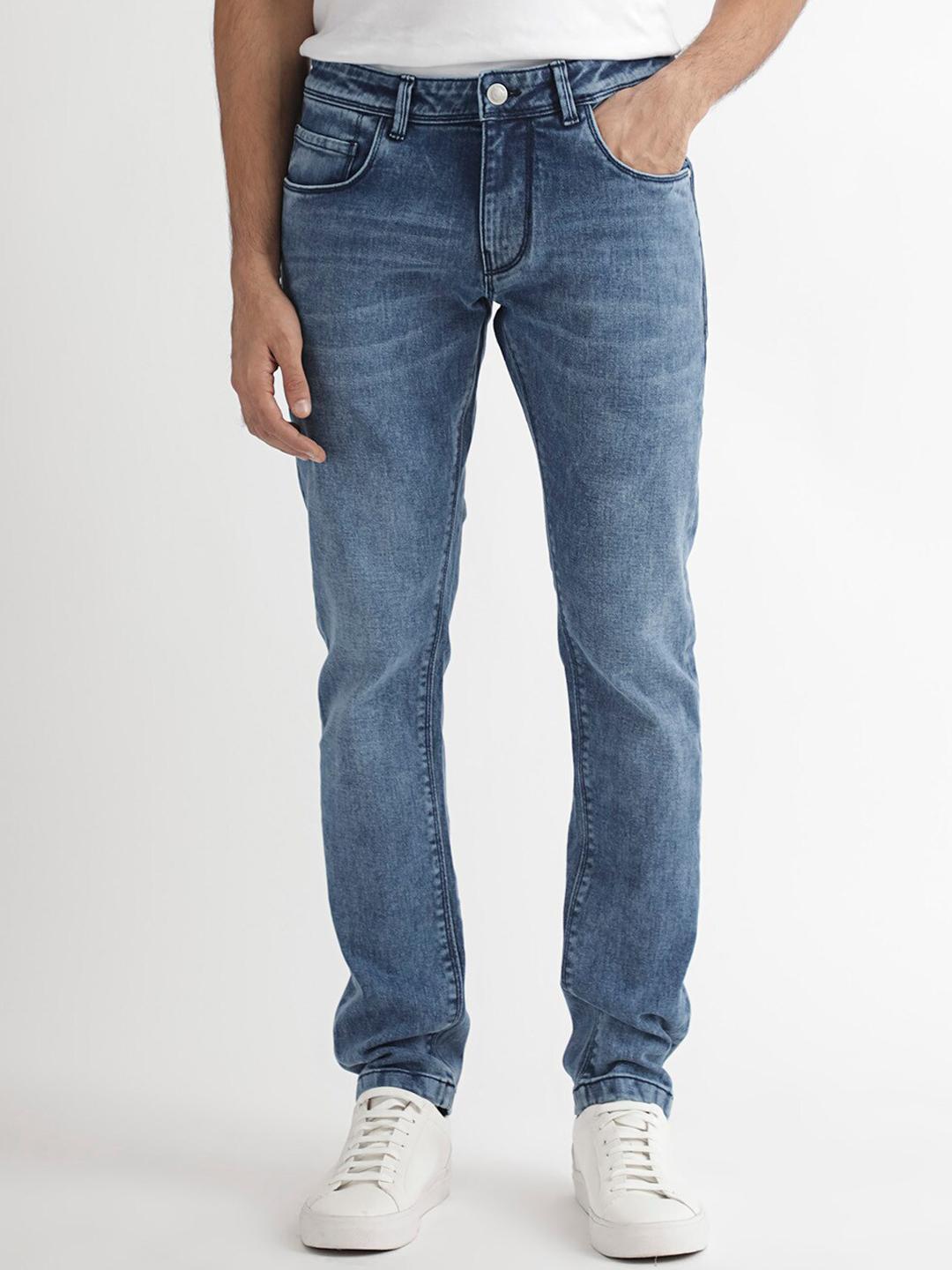 Buy RARE RABBIT Men Widz Mid Rise Slim Fit Stretchable Jeans - Jeans ...