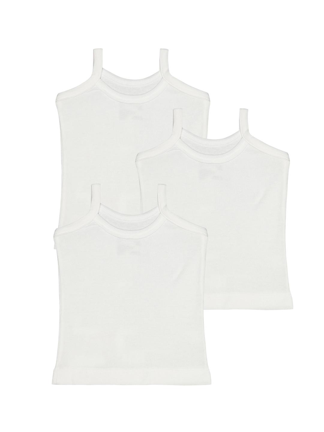 Buy Bodycare Girls Pack Of 3 Cotton Innerwear Vests - Innerwear Vests ...