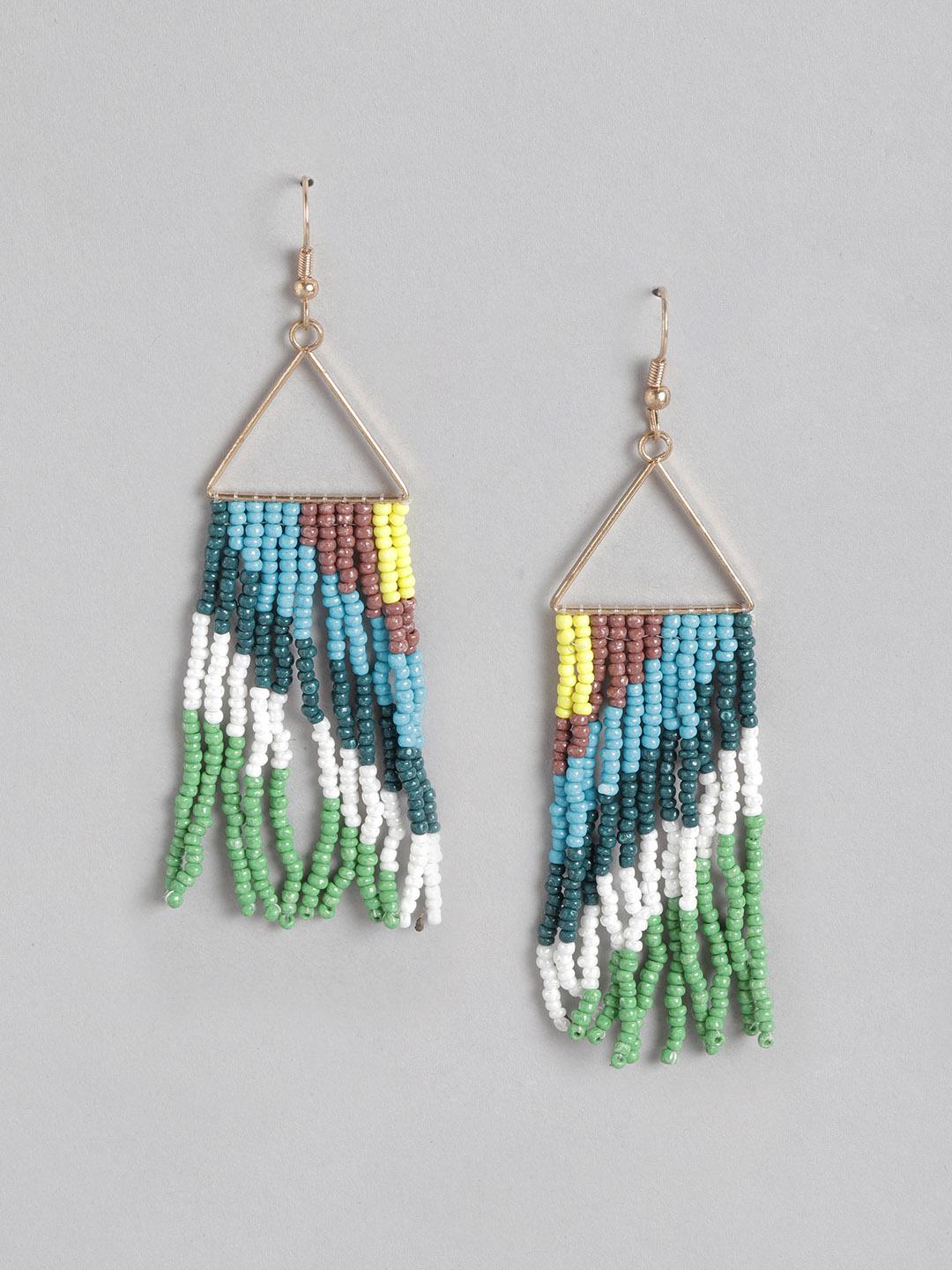Buy RICHEERA Artificial Beads Contemporary Drop Earrings - Earrings for ...