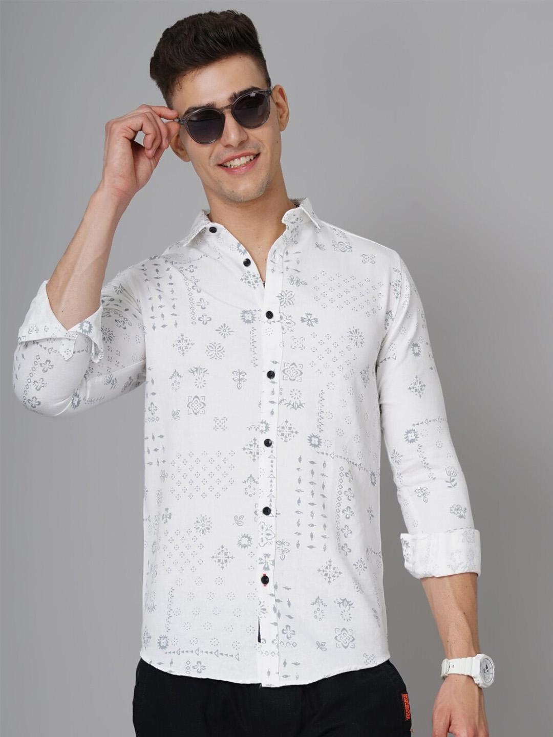 Buy PAUL STREET Standard Floral Printed Opaque Casual Shirt - Shirts ...