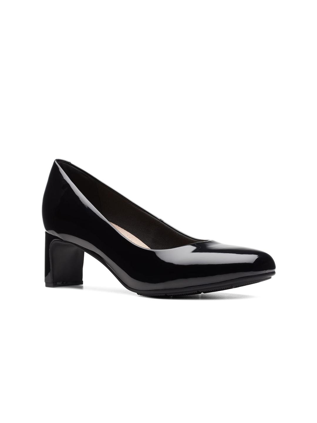 Buy Clarks Square Toe Work Slim Pumps - Heels for Women 24482892 | Myntra