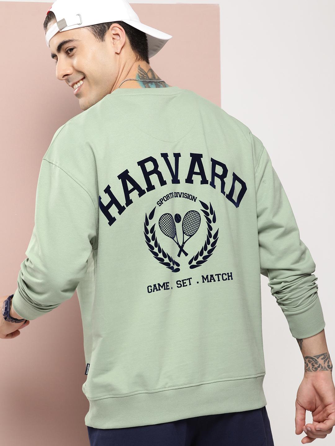 Buy Harvard Pure Cotton Brand Logo Printed Sweatshirt - Sweatshirts for ...