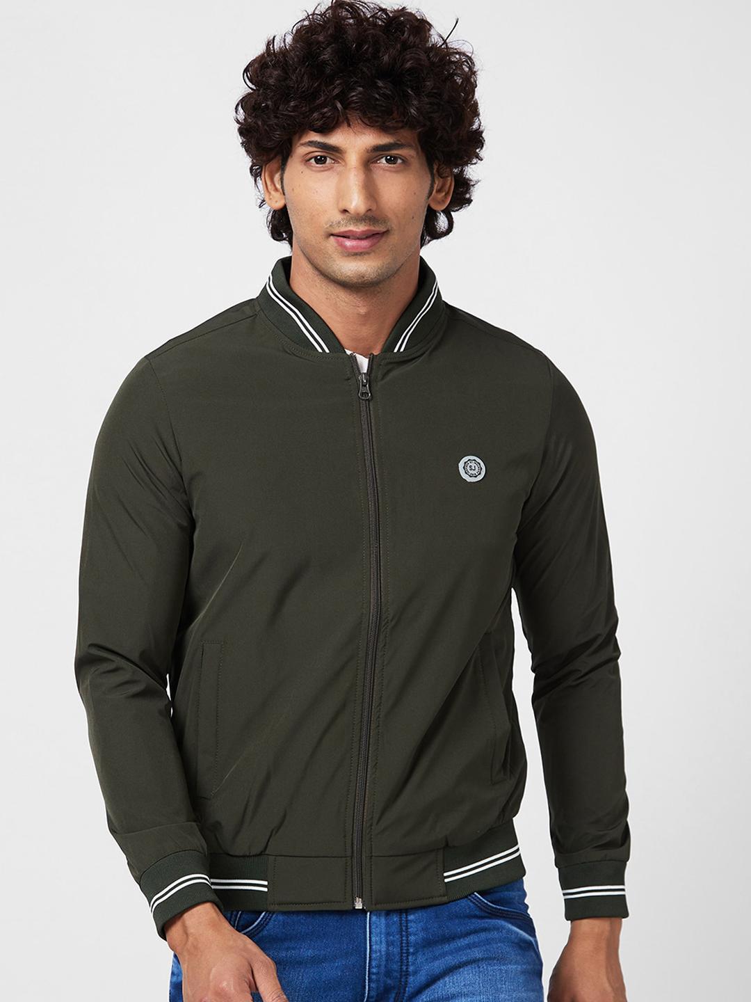 Buy SPYKAR Mock Collar Bomber Jacket - Jackets for Men 24533574 | Myntra