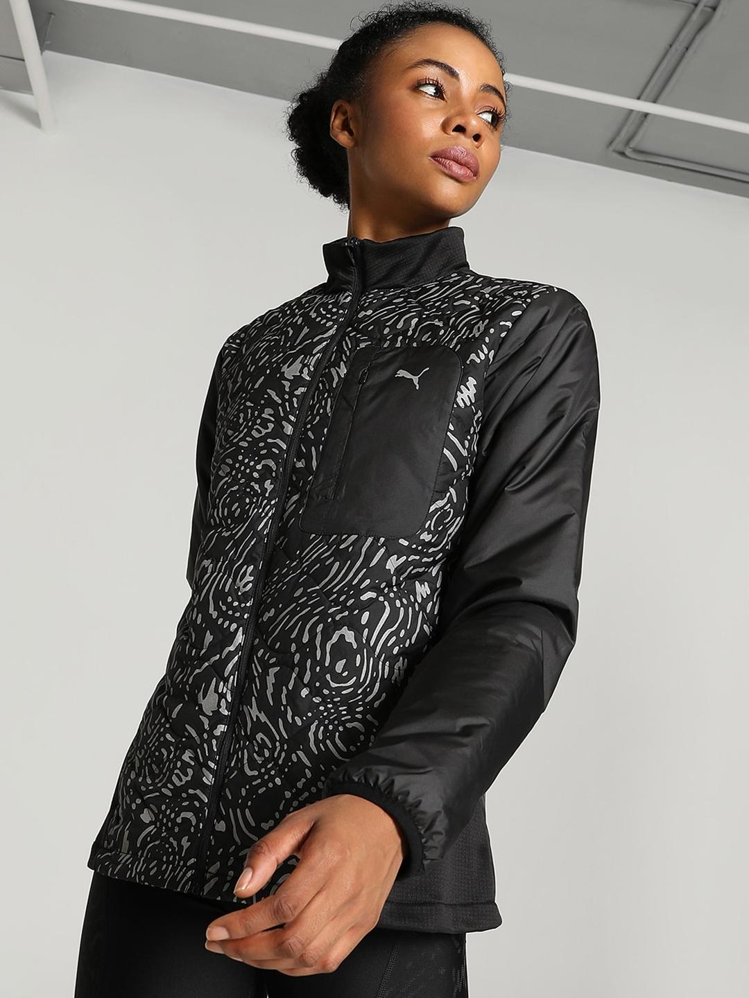 Buy Puma Printed Stand Collar Run Puffer Jacket - Jackets for Women ...