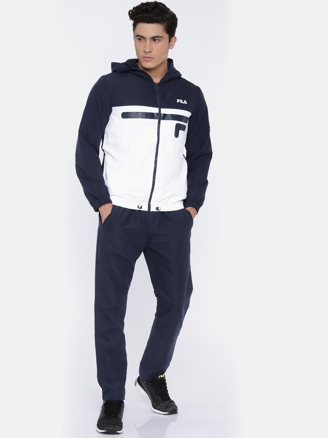 Buy FILA Men Navy TURIN Tracksuit - Tracksuits for Men 2458122 | Myntra