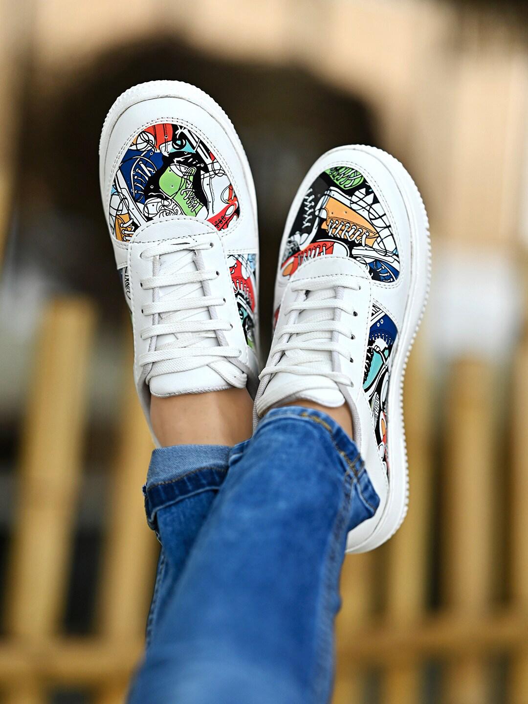 Buy Shoetopia Girls Printed Lightweight Lace Up Sneakers - Casual Shoes ...