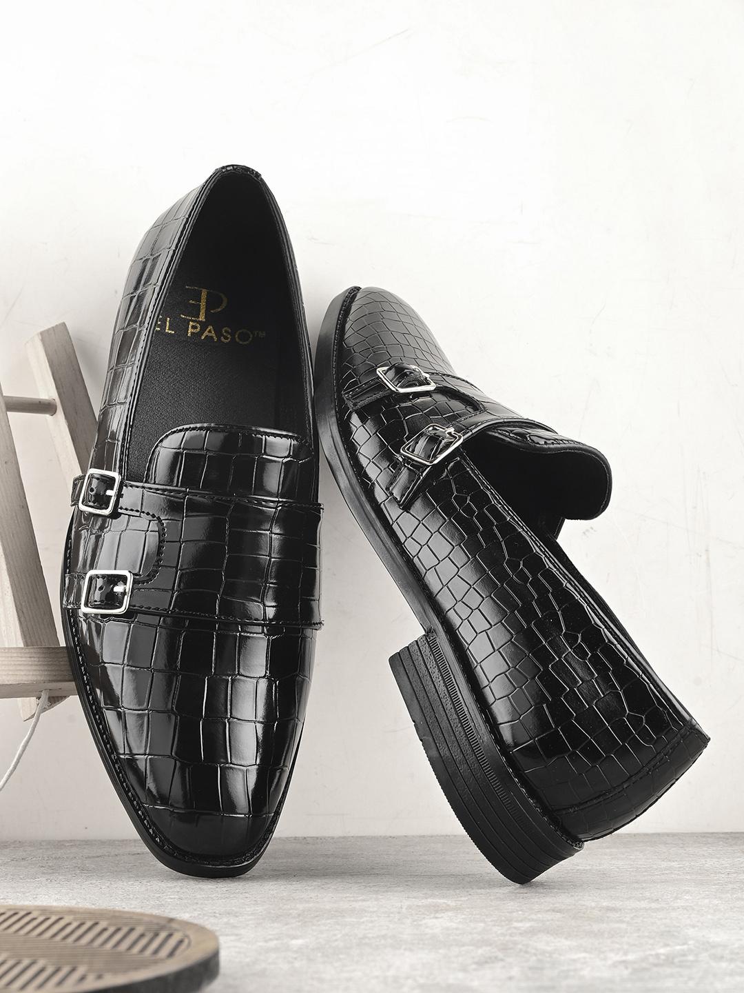 Buy El Paso Men Textured Formal Loafers - Formal Shoes for Men 24582666 ...