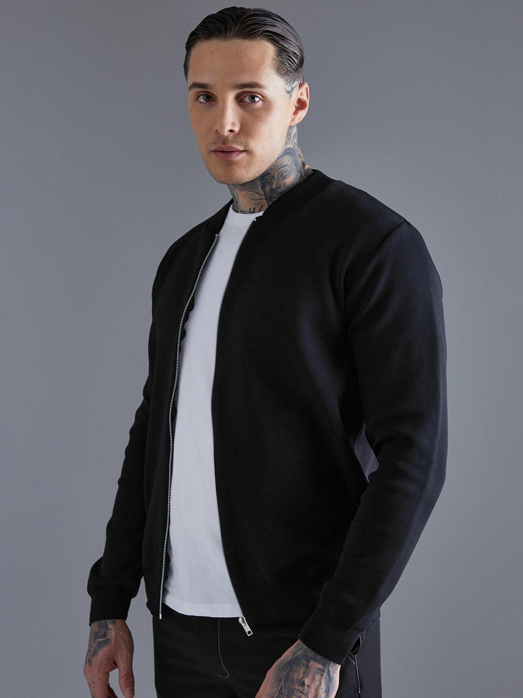 Buy BoohooMAN Solid Bomber Jacket - Jackets for Men 24626678 | Myntra