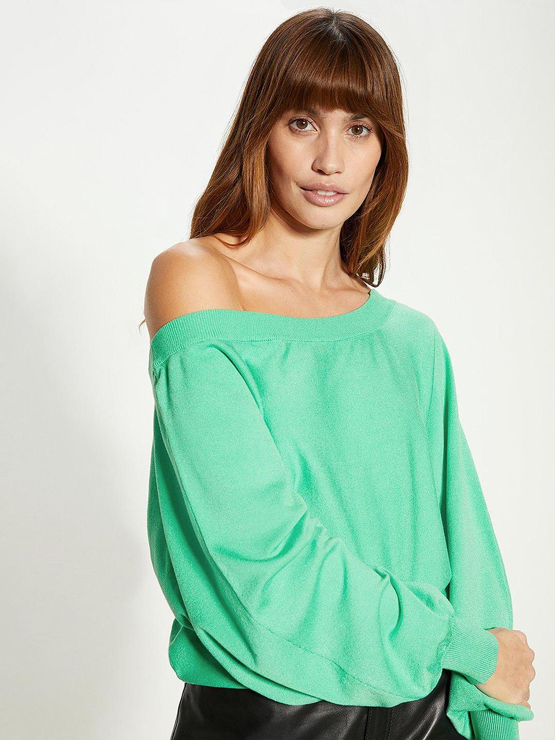 Buy OASIS Off Shoulder Slouchy Fit Pullover - Sweaters for Women ...