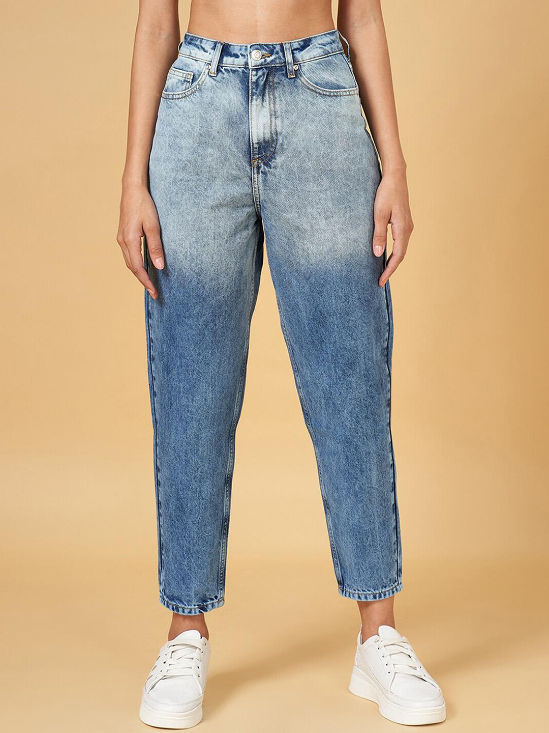 Buy People Women Heavy Fade Jeans Slouchy Fit - Jeans for Women ...