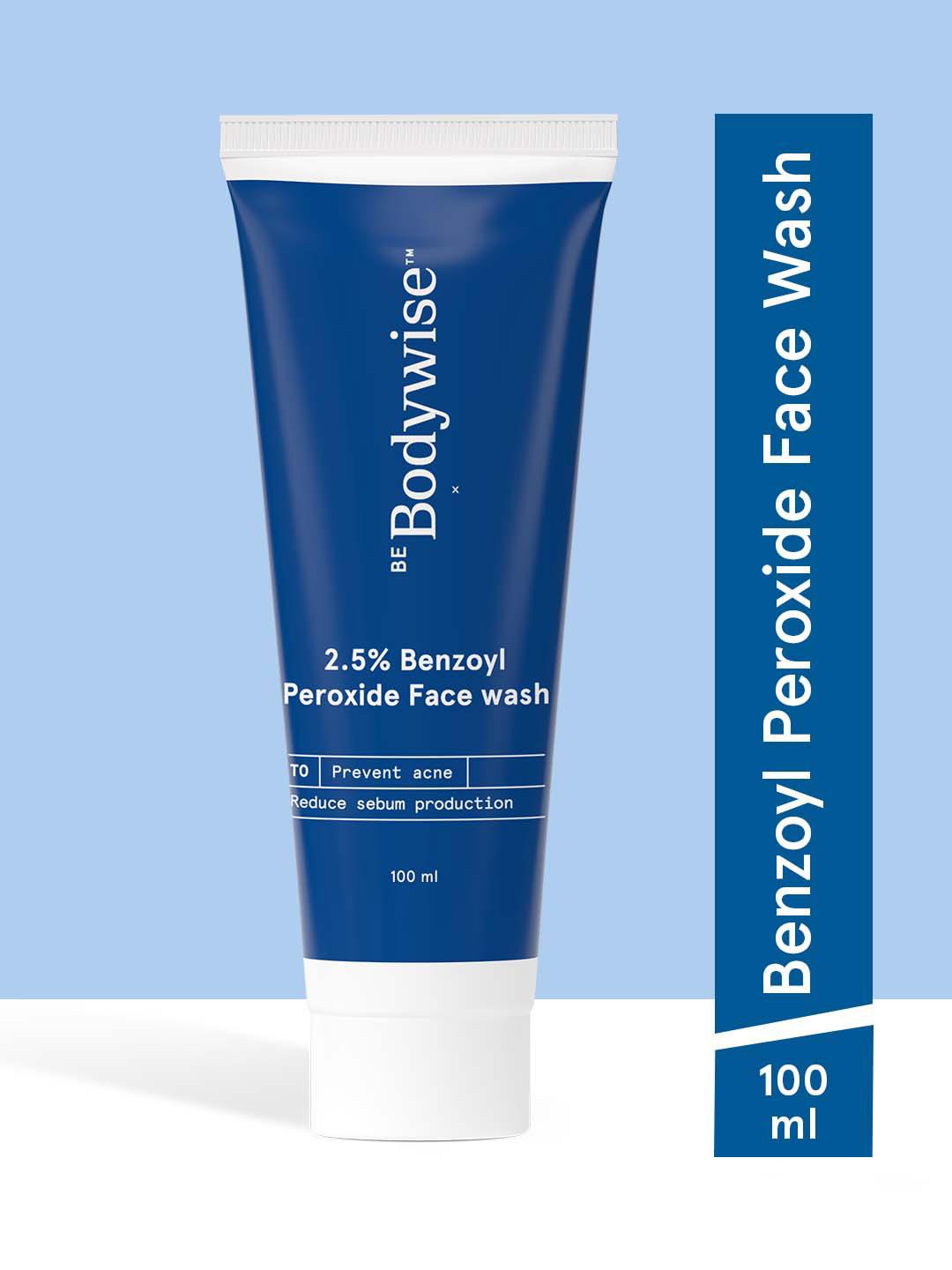 Buy Be Bodywise 2.5% Benzoyl Peroxide Facewash Deep Cleanses & Reduces ...