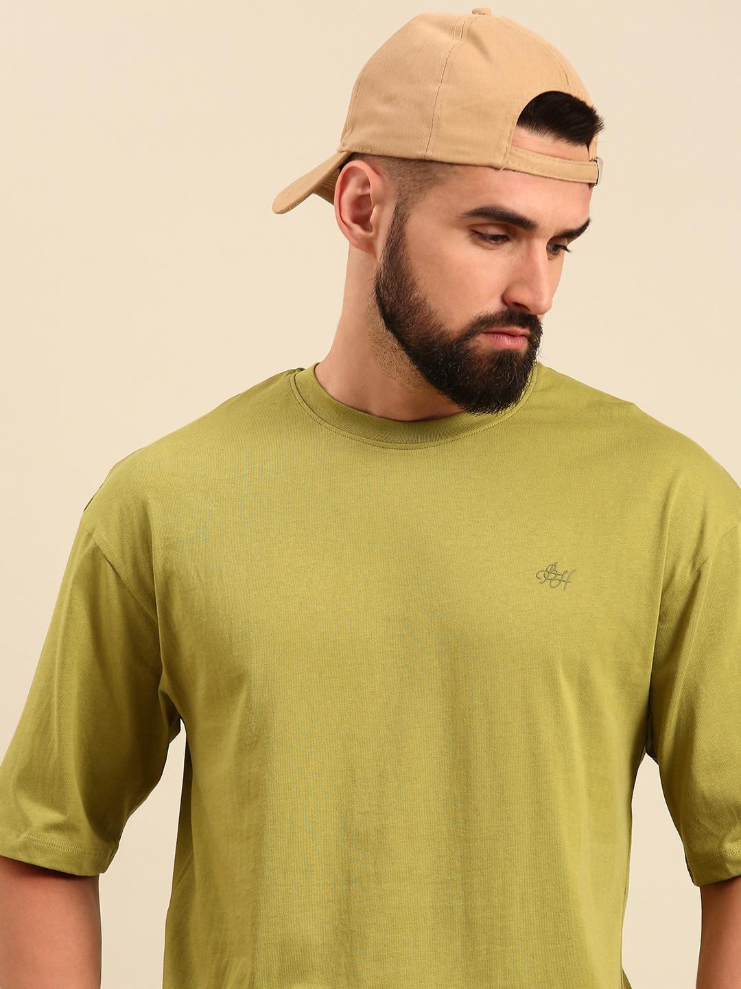 Buy Being Human Drop Shoulder Sleeves Pure Cotton T Shirt - Tshirts for ...