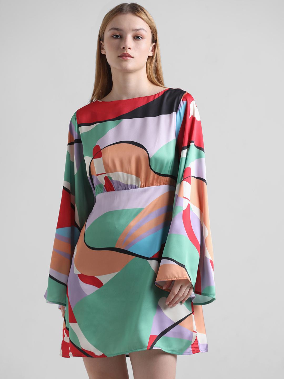 Buy ONLY Print A Line Mini Dress - Dresses for Women 24738918 | Myntra