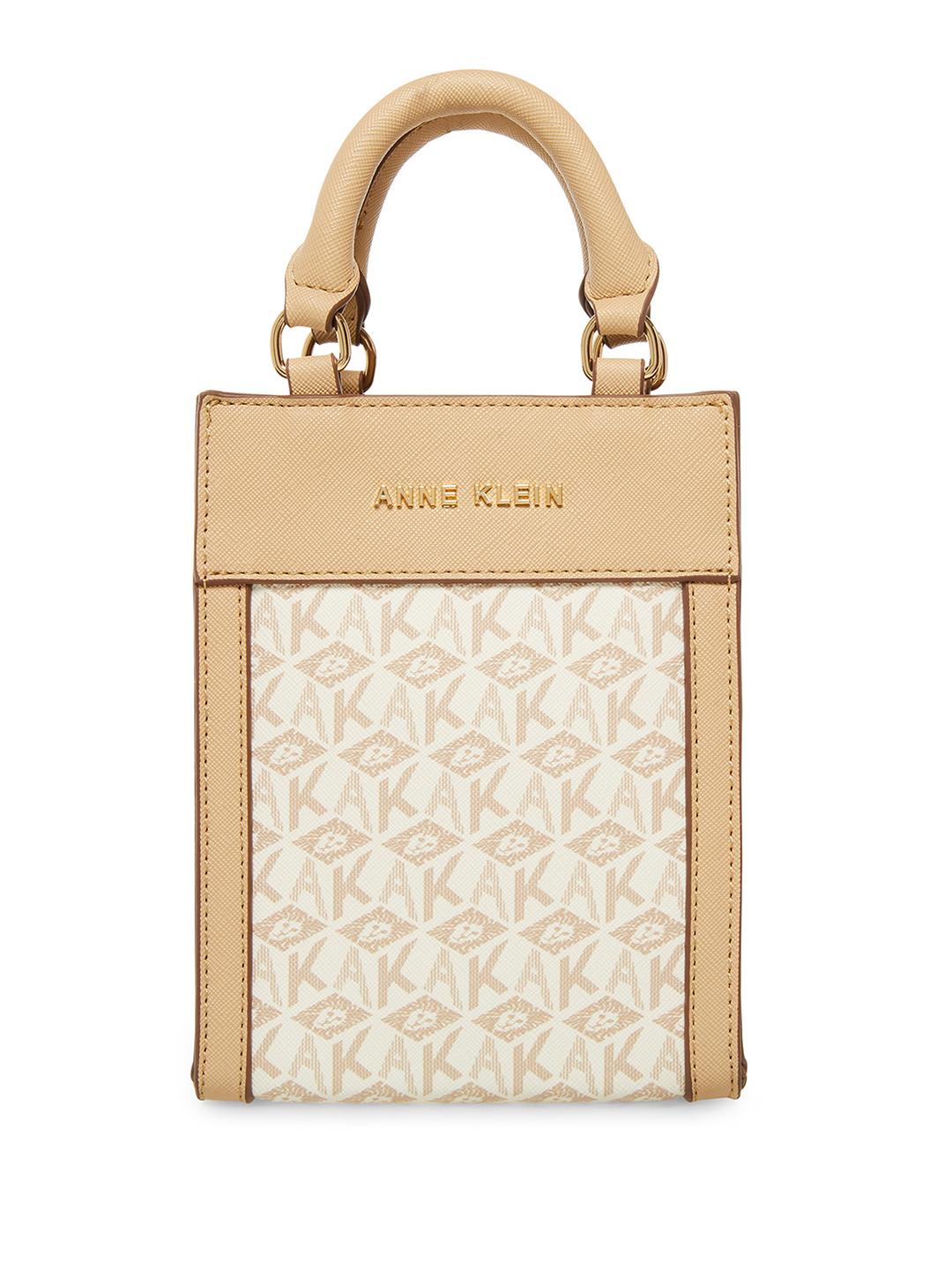 Buy ANNE KLEIN Brand Logo Printed Structured Handheld Bag - Handbags ...