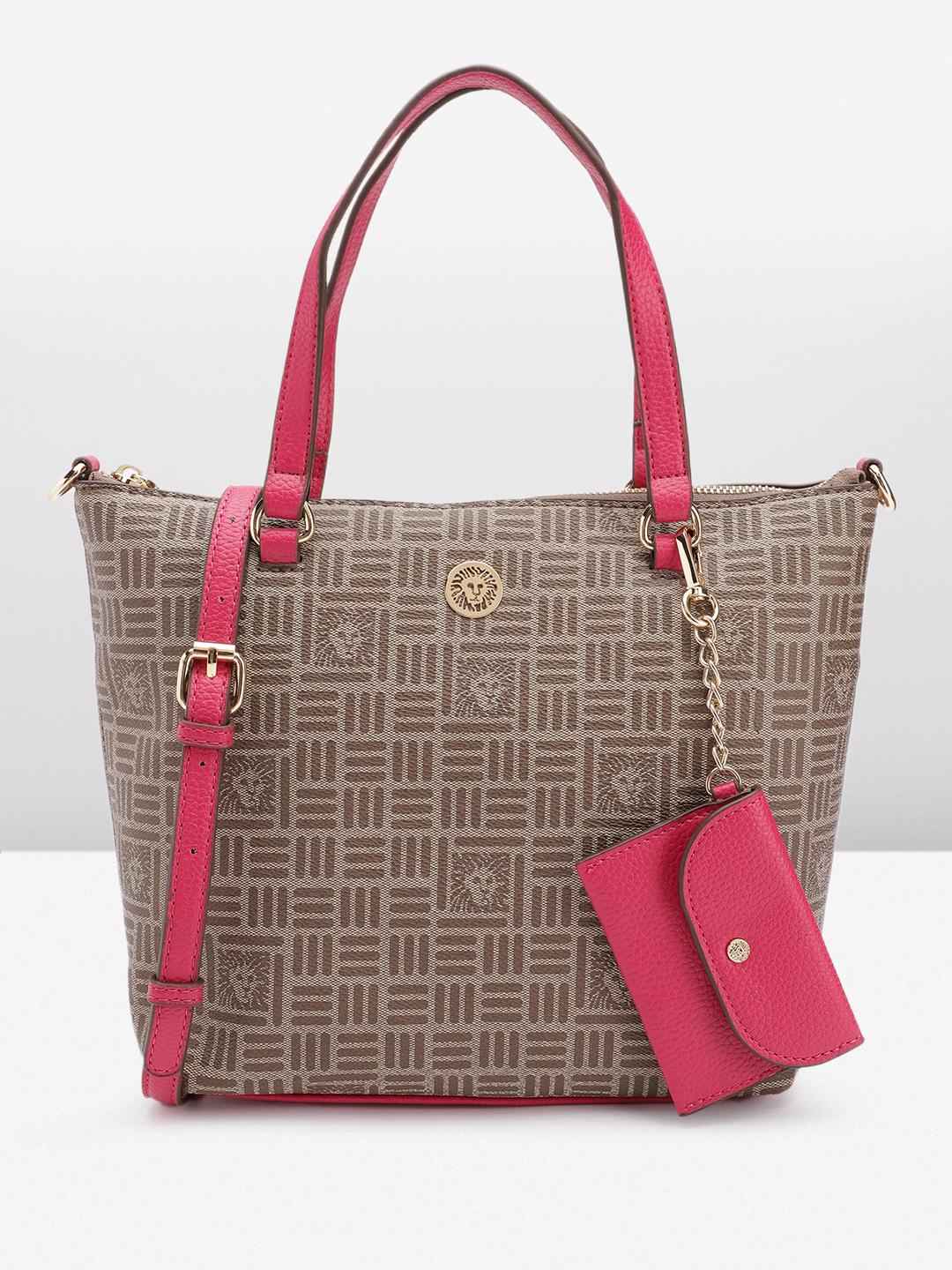 Buy ANNE KLEIN Brand Logo Printed Structured Handheld Bag - Handbags ...