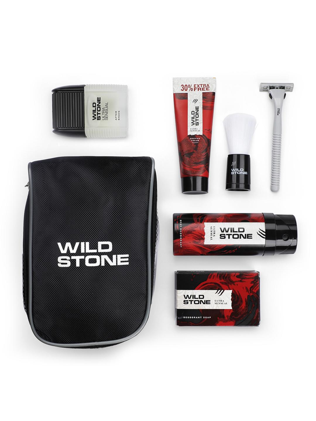 Buy Wild Stone Men Ultra Sensual 7 Essentials Grooming Kit - Grooming ...