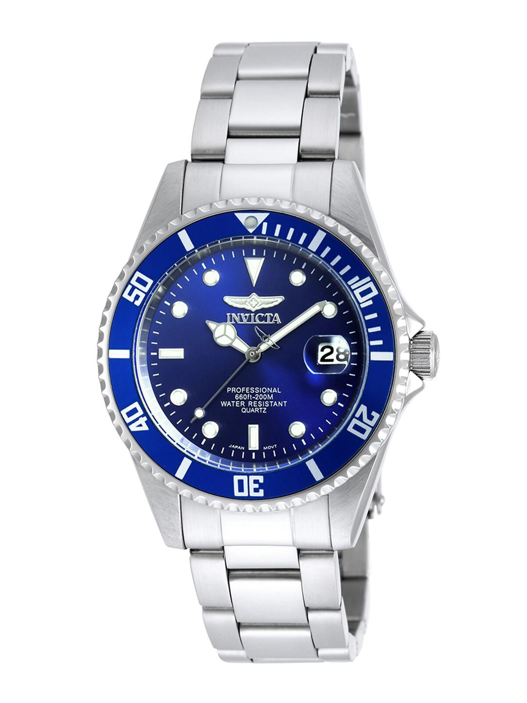 Buy Invicta Men Pro Diver 200 M Quartz Blue Dial Analog Watch 9204OB ...