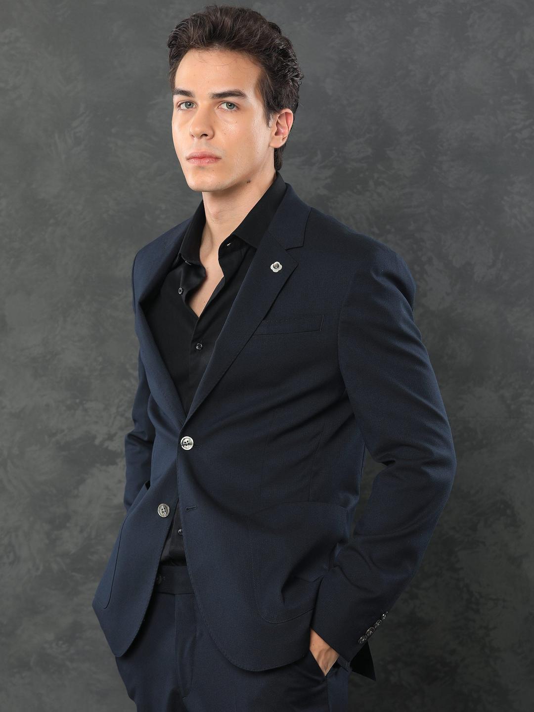 Buy RARE RABBIT Single Breasted Slim Fit Formal Two Piece Suit - Suits ...