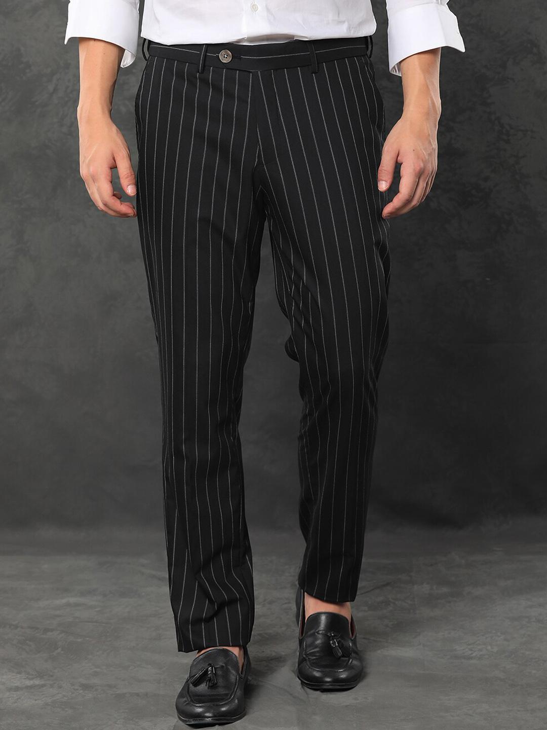 Buy RARE RABBIT Striped Double Breasted Slim Fit Formal Two Piece Suit ...