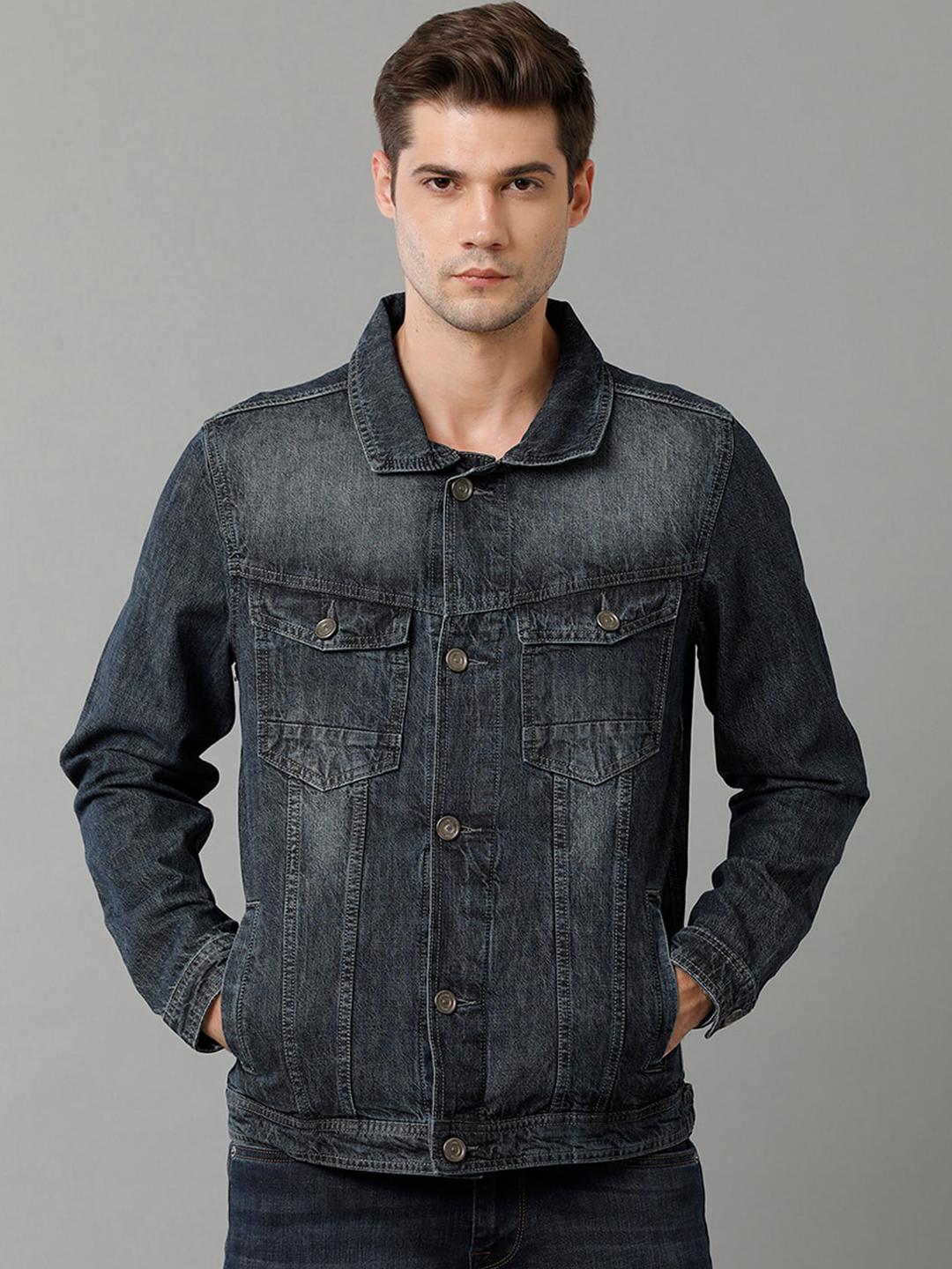 Buy Voi Jeans Washed Denim Jacket - Jackets for Men 24816492 | Myntra