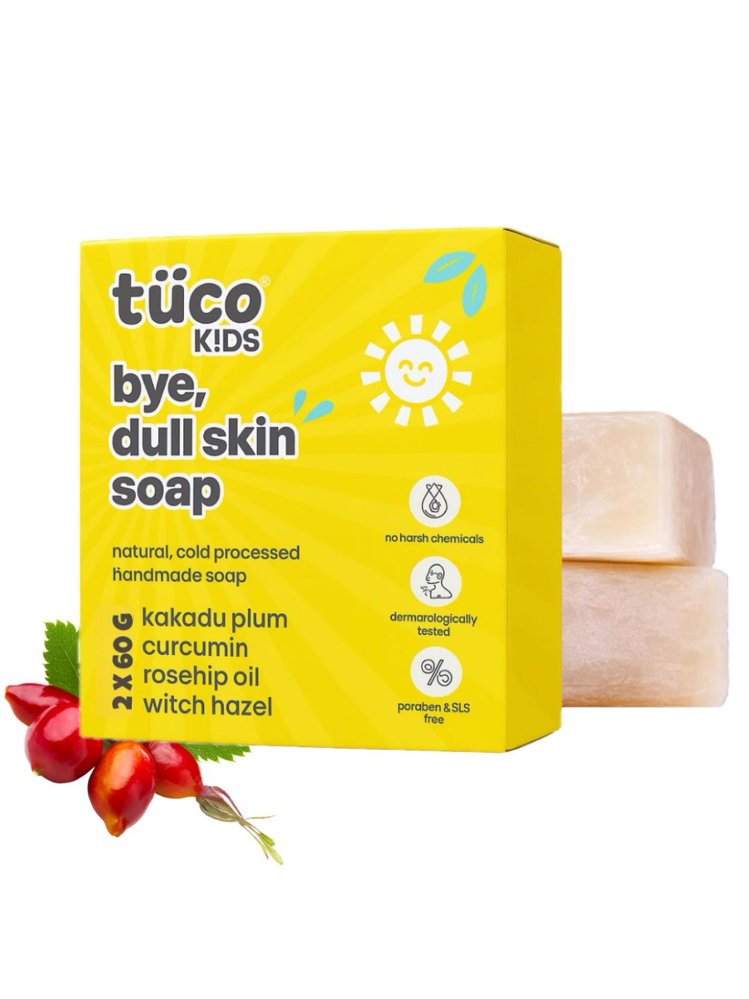Buy Tuco Intelligent Kids Pack Of 2 Bye Dull Skin Soap 60 G Each - Baby ...