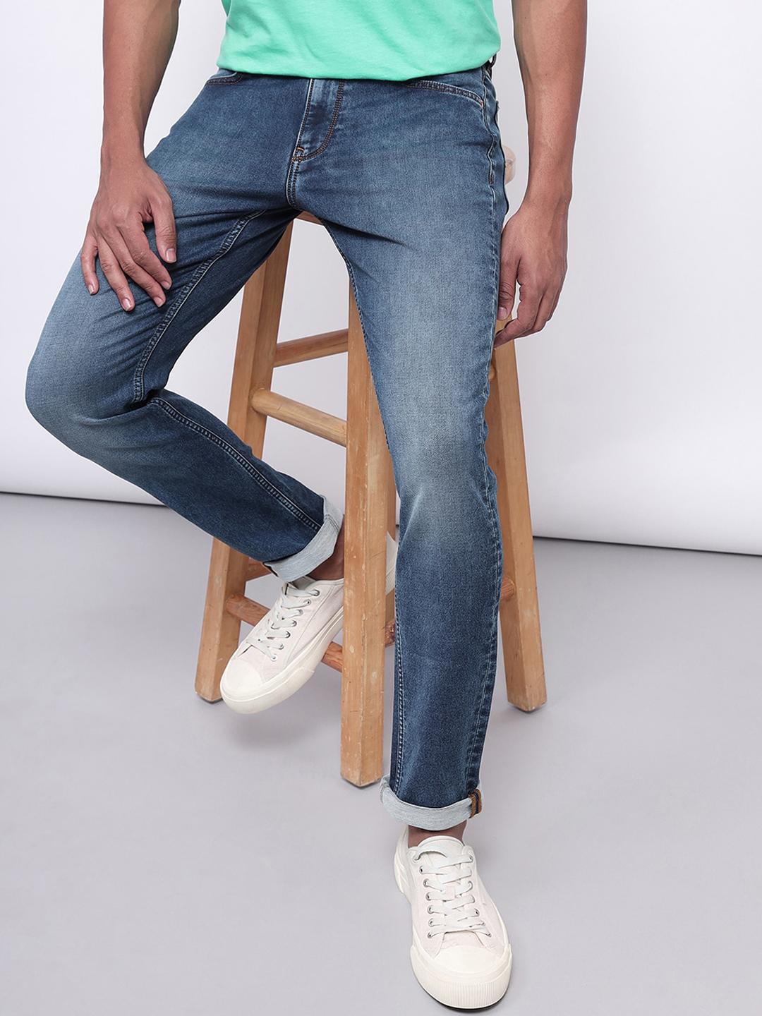 Buy Lee Men Bruce Skinny Fit Light Fade Clean Look Stretchable Cotton ...