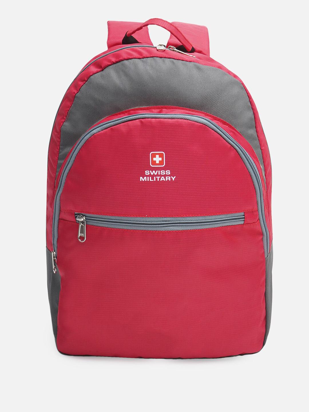 Buy SWISS MILITARY MATRIX Unisex Colourblocked Ergonomic Backpack ...