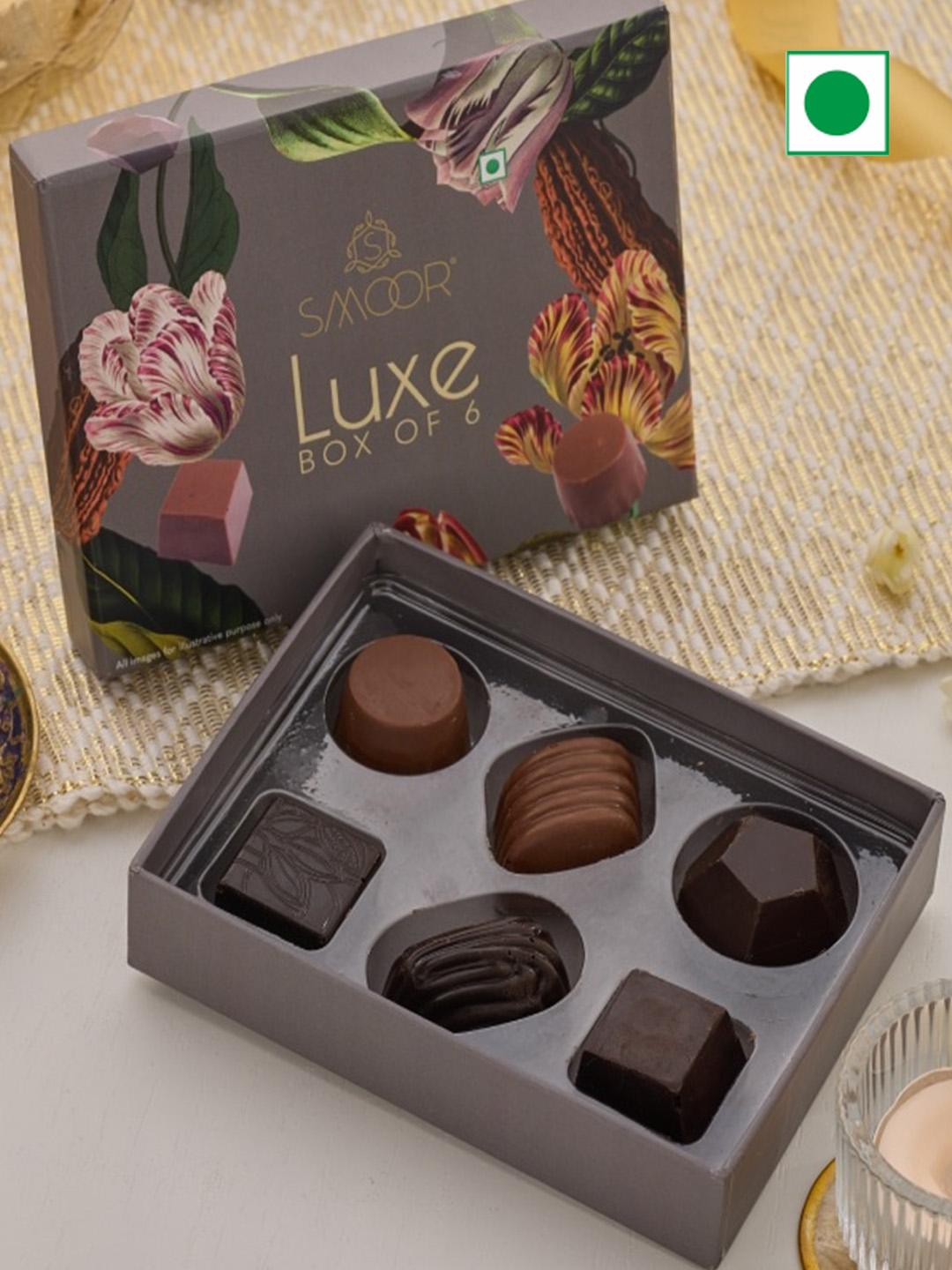 Buy SMOOR 6 Pcs Luxe Treat Chocolate Box 72 Gms - Chocolates for Unisex ...