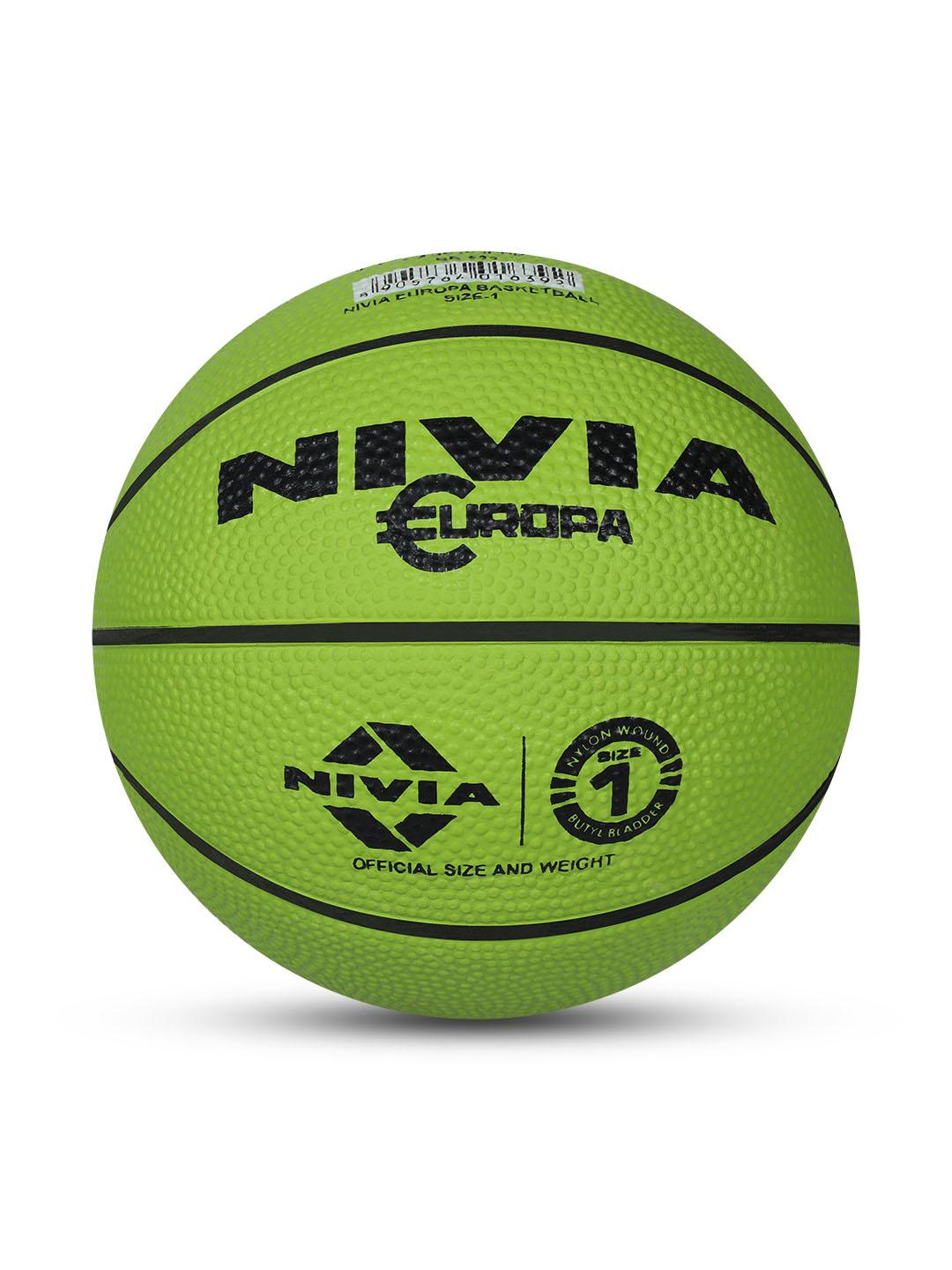Buy NIVIA Europa Soft Rubberized Moulded Basketball Size 1 ...