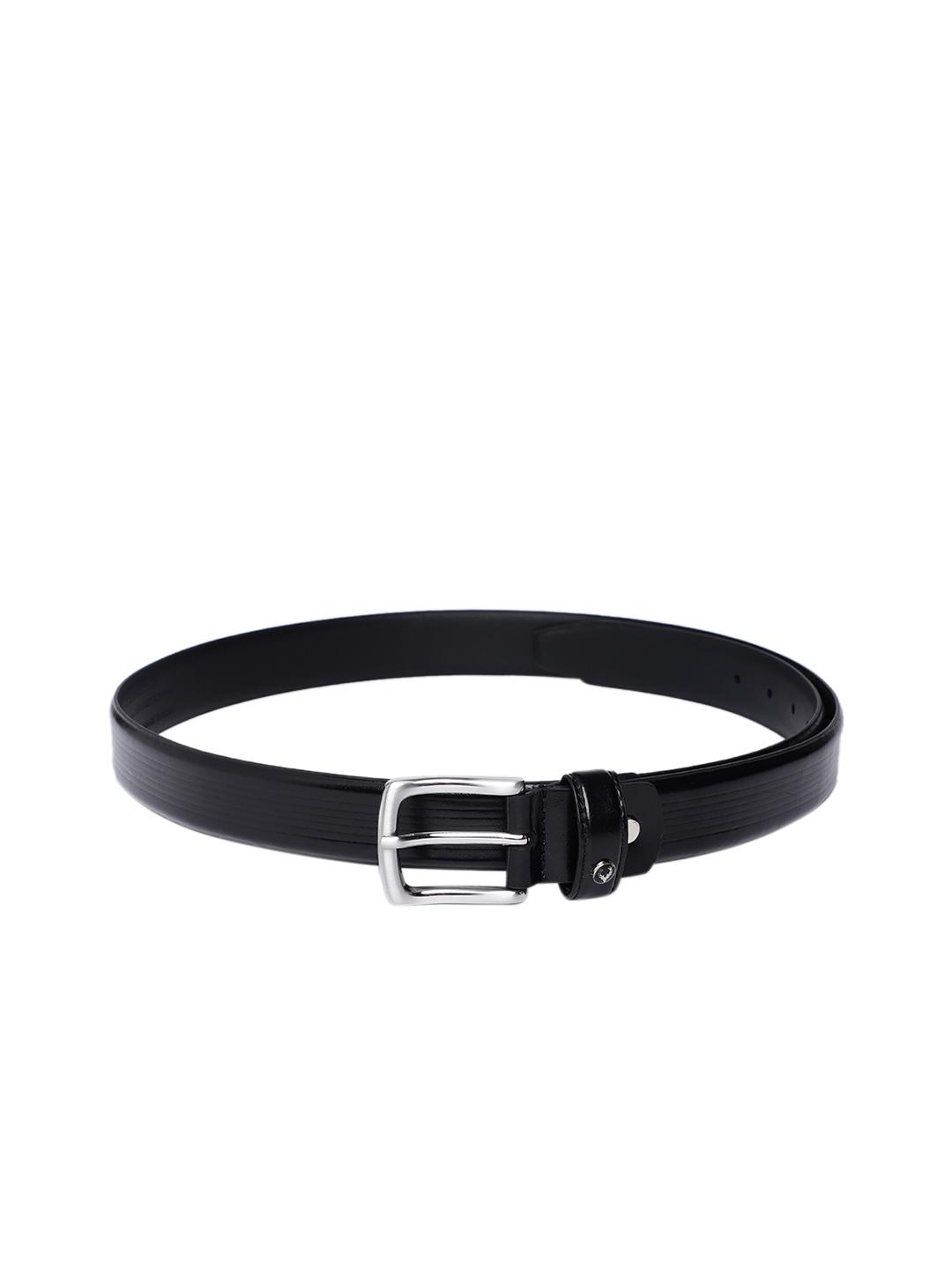 Buy Allen Solly Men Self Striped Leather Belt - Belts for Men 24935492 ...