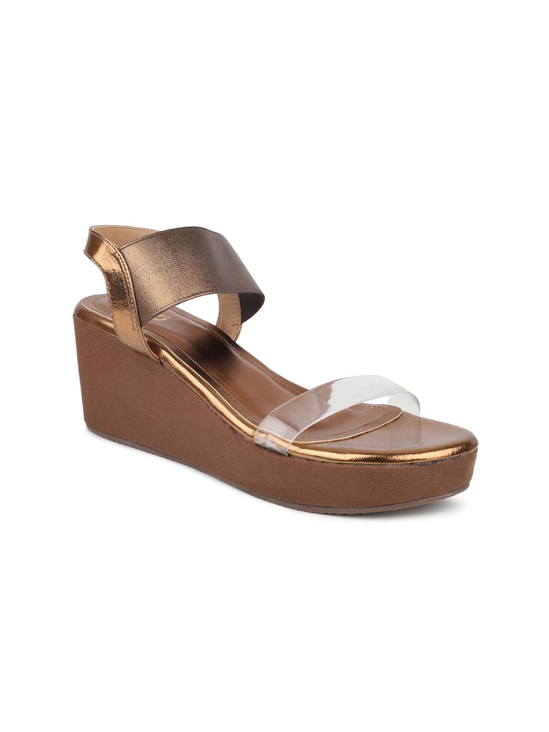 Buy Inc 5 Open Toe Party Wedges With Backstrap - Heels for Women ...