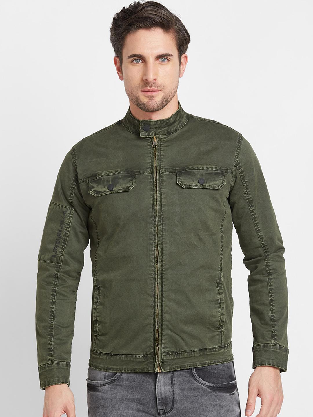 Buy Being Human Band Neck Denim Jacket - Jackets for Men 24980656 | Myntra