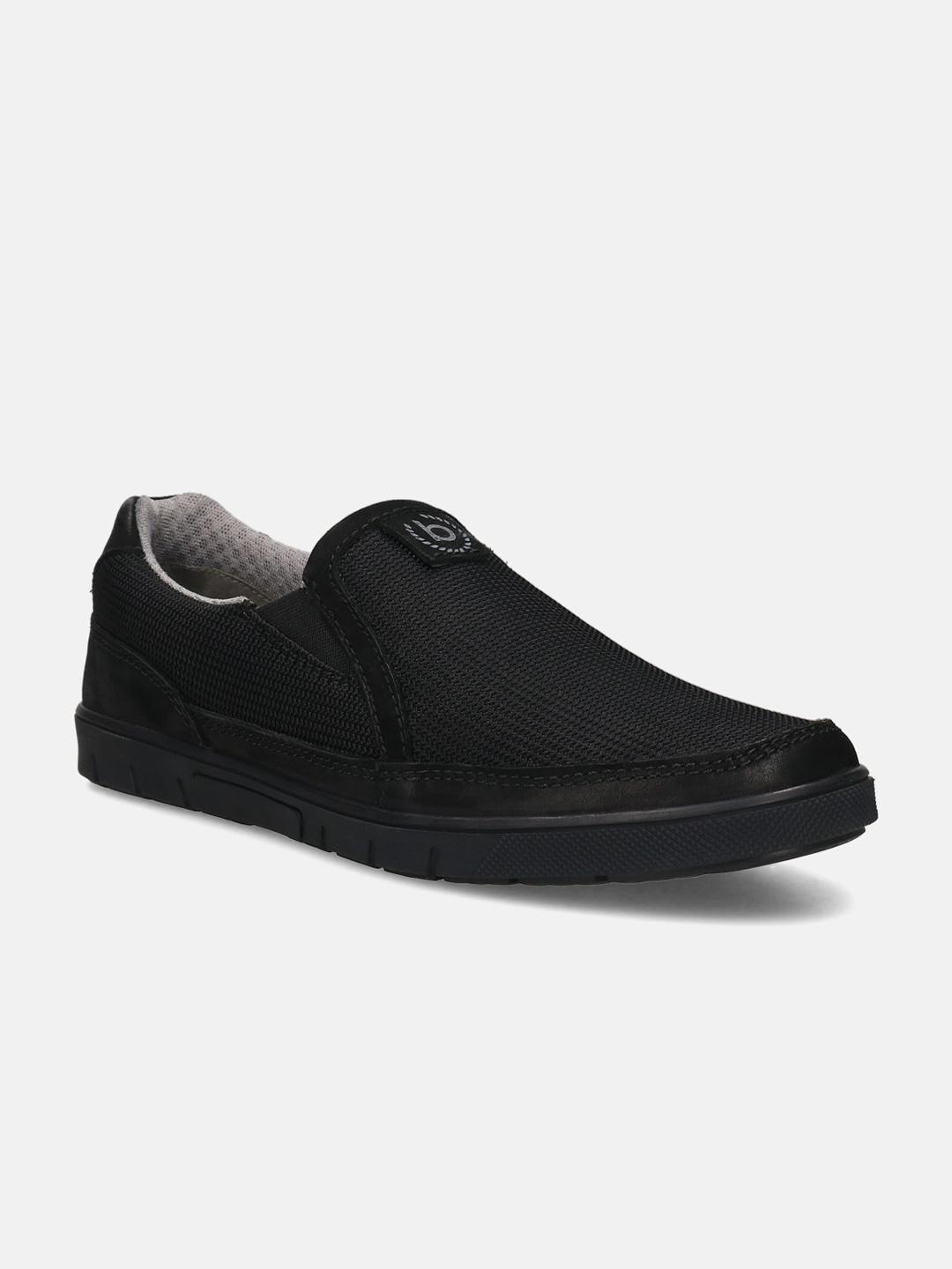 Buy Bugatti Pacific Men Textured Textile Comfort Insole Slip On ...