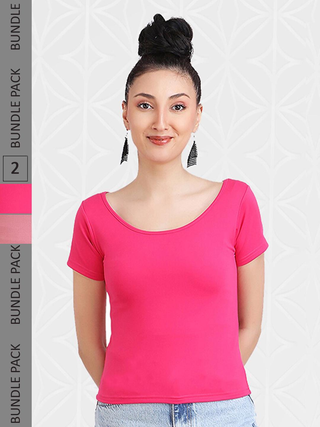 Buy Designer Bugs Pack Of 2 Fitted Tops - Tops for Women 25025910 | Myntra