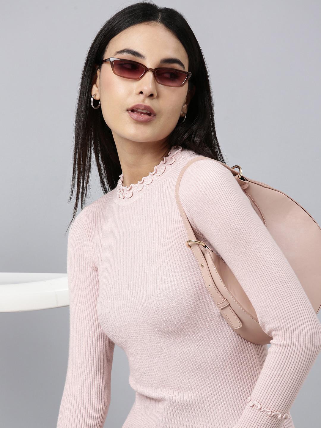 Buy SHOWOFF Peach Coloured Top - Tops for Women 25029734 | Myntra