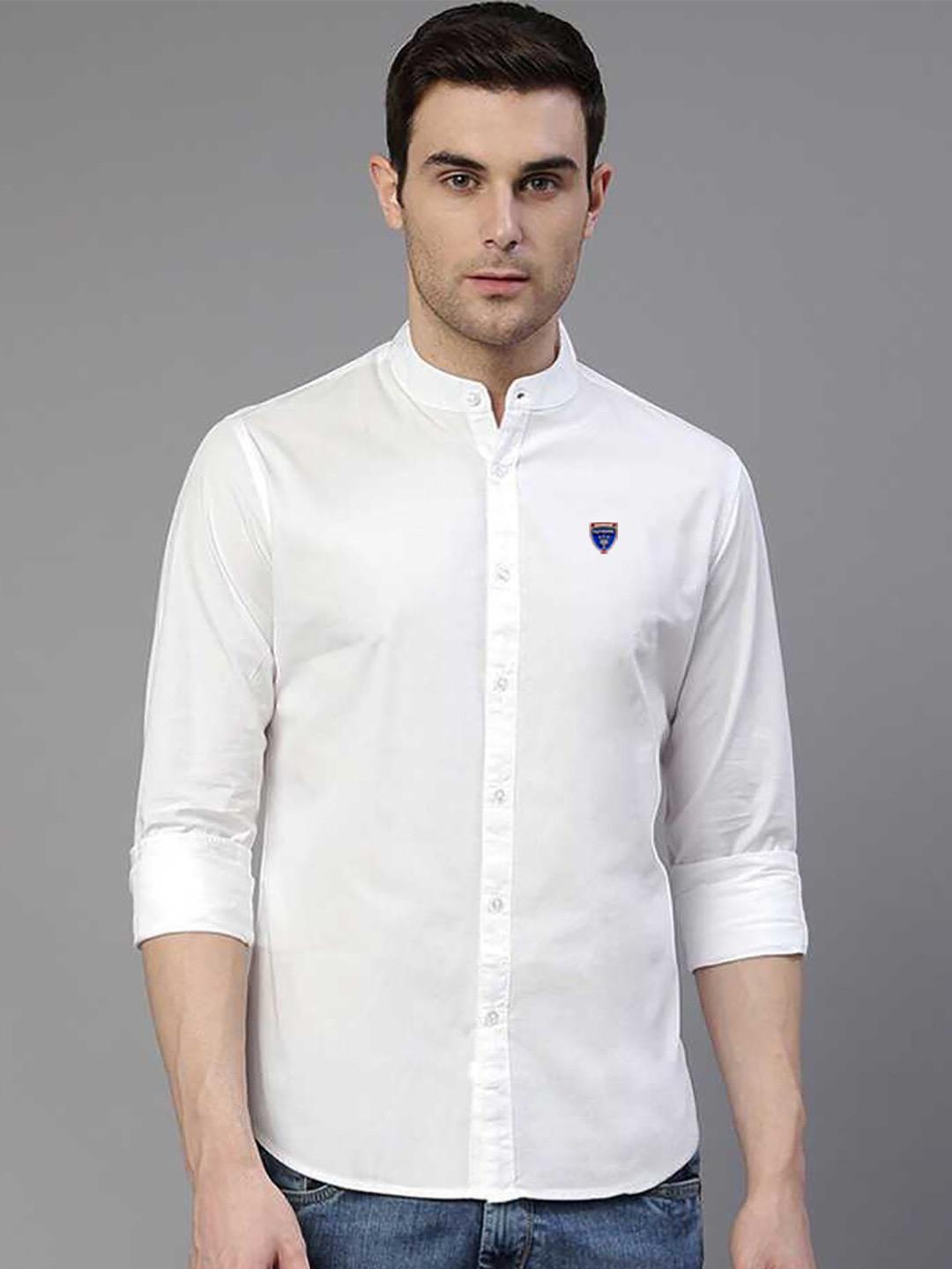 Buy FUBAR Slim Fit Band Collar Casual Shirt - Shirts for Men 25078462 ...