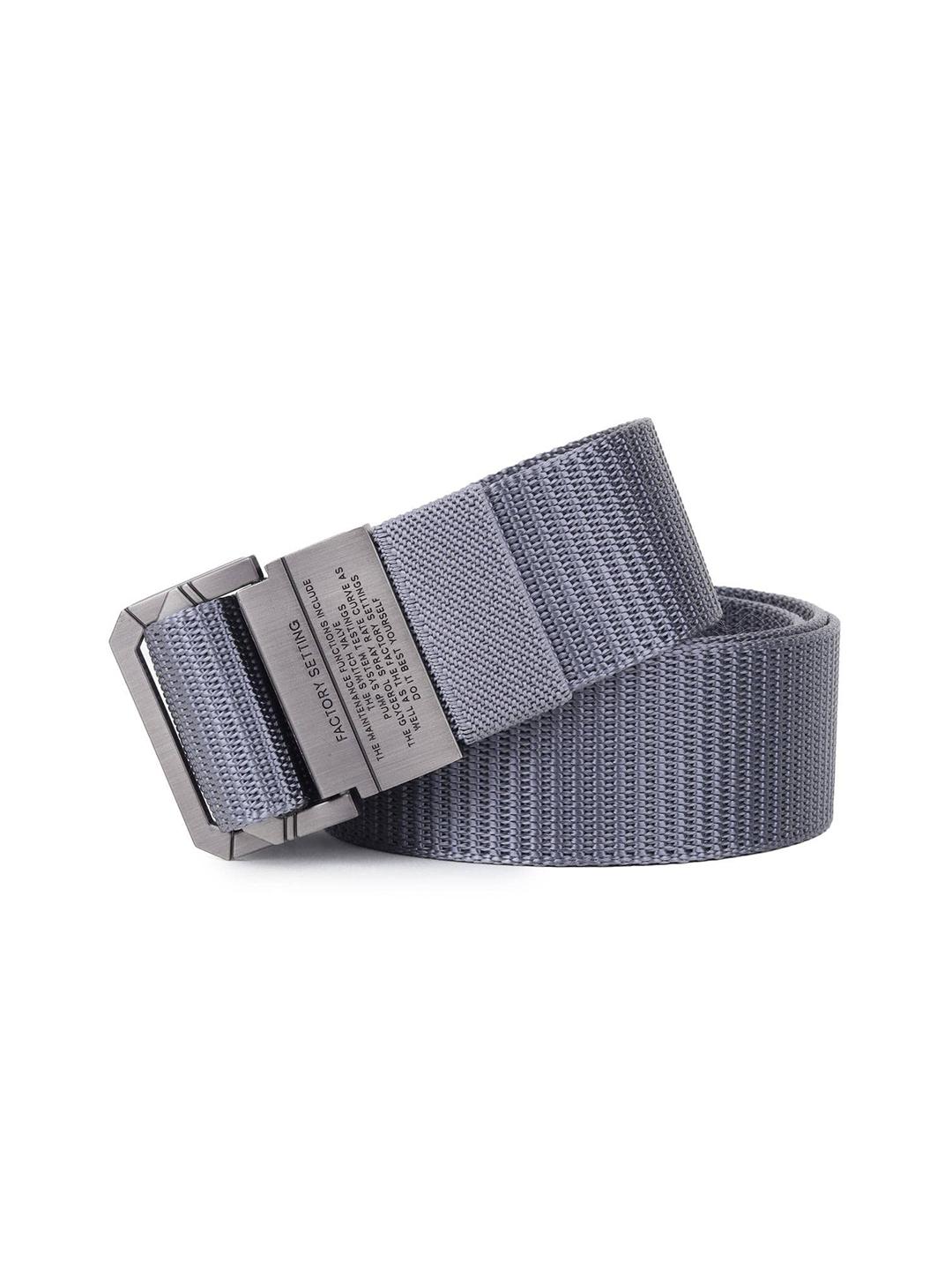 Buy Zacharias Men Textured D Ring Closure Belt - Belts for Men 25081576 ...