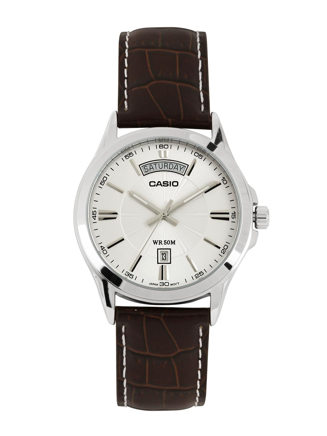 Buy Casio Enticer Men White Analogue Watch A845 MTP 1381L 7AVDF ...