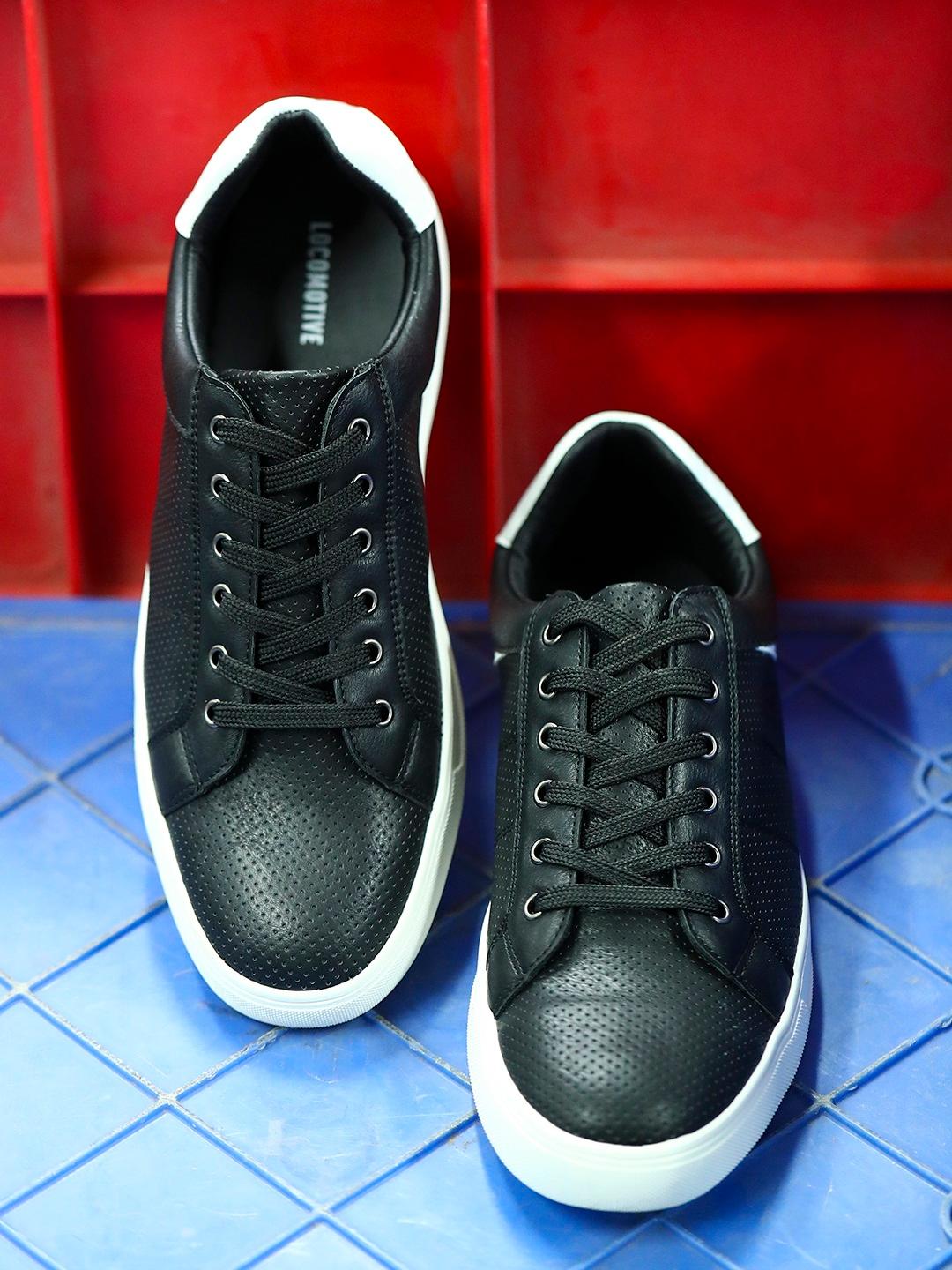 Buy LOCOMOTIVE Men Black Driving Shoes - Casual Shoes for Men 2509855 ...