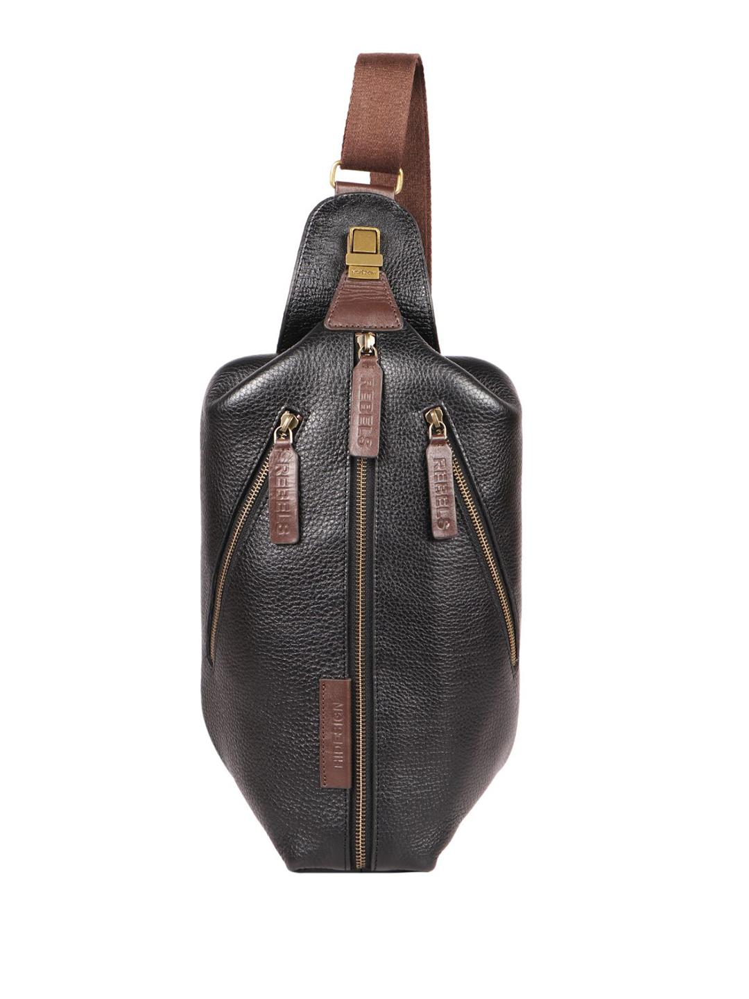 Buy Hidesign Men Leather Crossbody Backpack - Backpacks for Men ...