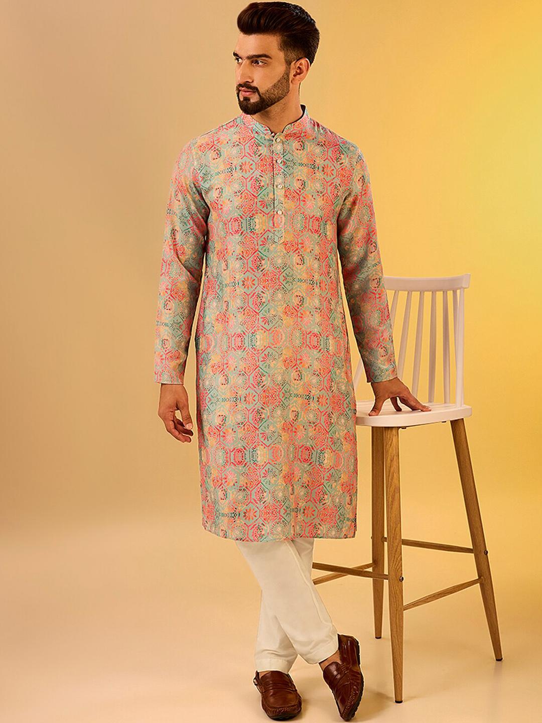 Buy KISAH Men Abstract Printed Regular Fit Republic Day Republic Day ...