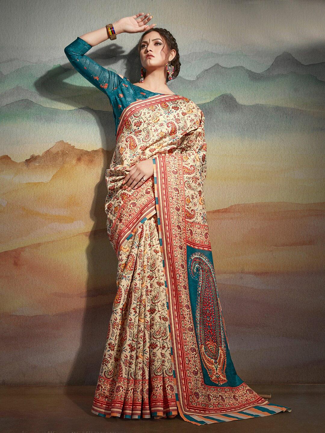 Buy Anouk Paisley Printed Pochampally Saree - Sarees for Women 25185950 ...