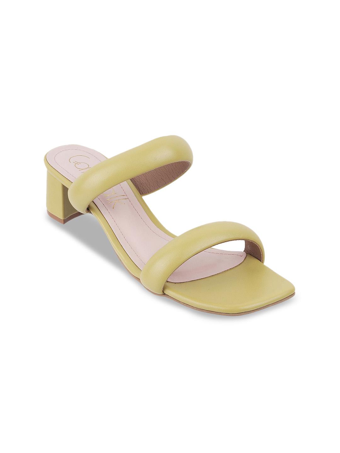Buy Catwalk Open Toe Double Strap Block Heels - Heels for Women ...