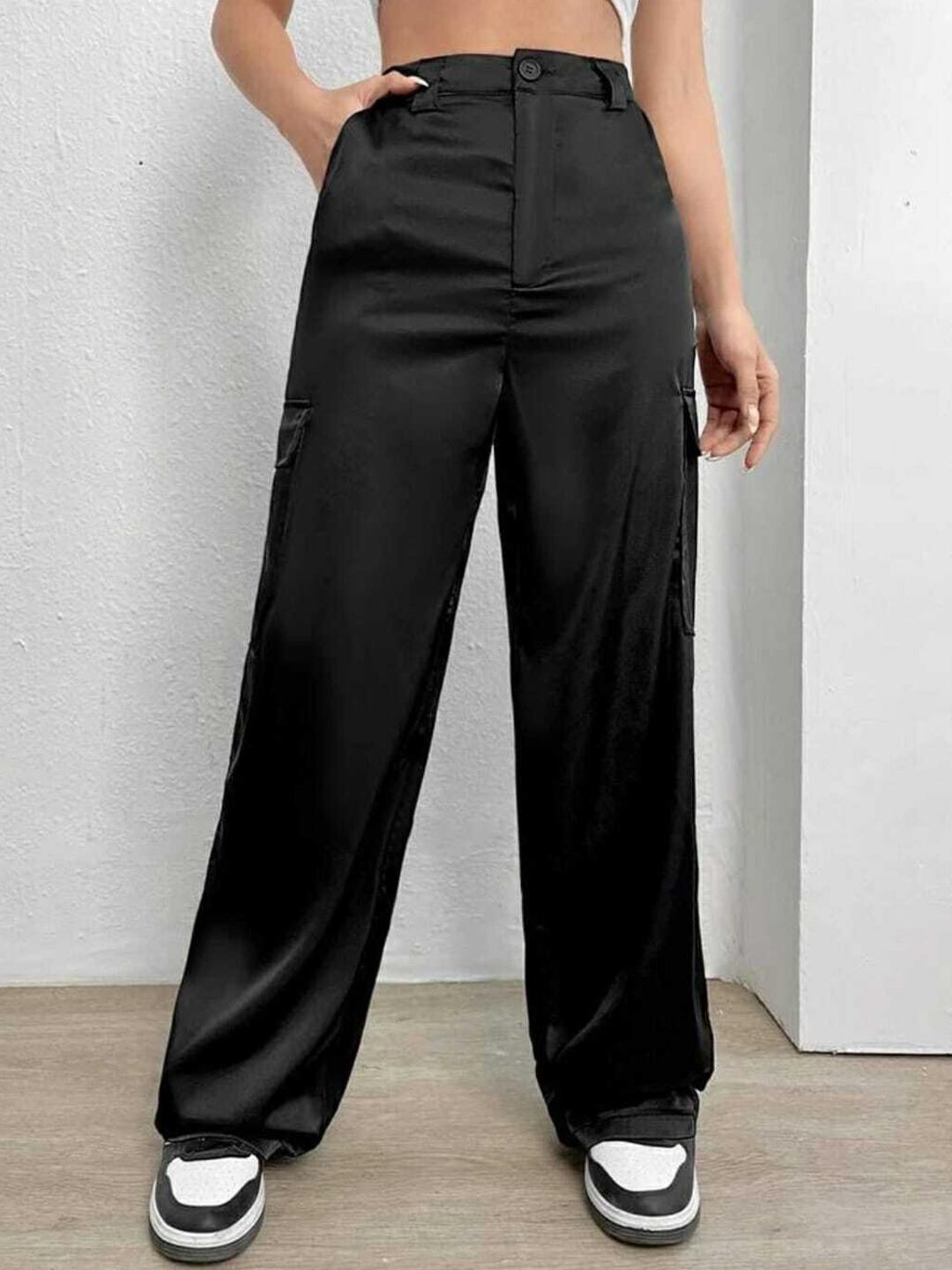 Buy Next One Women Smart High Rise Easy Wash Trousers - Trousers for ...