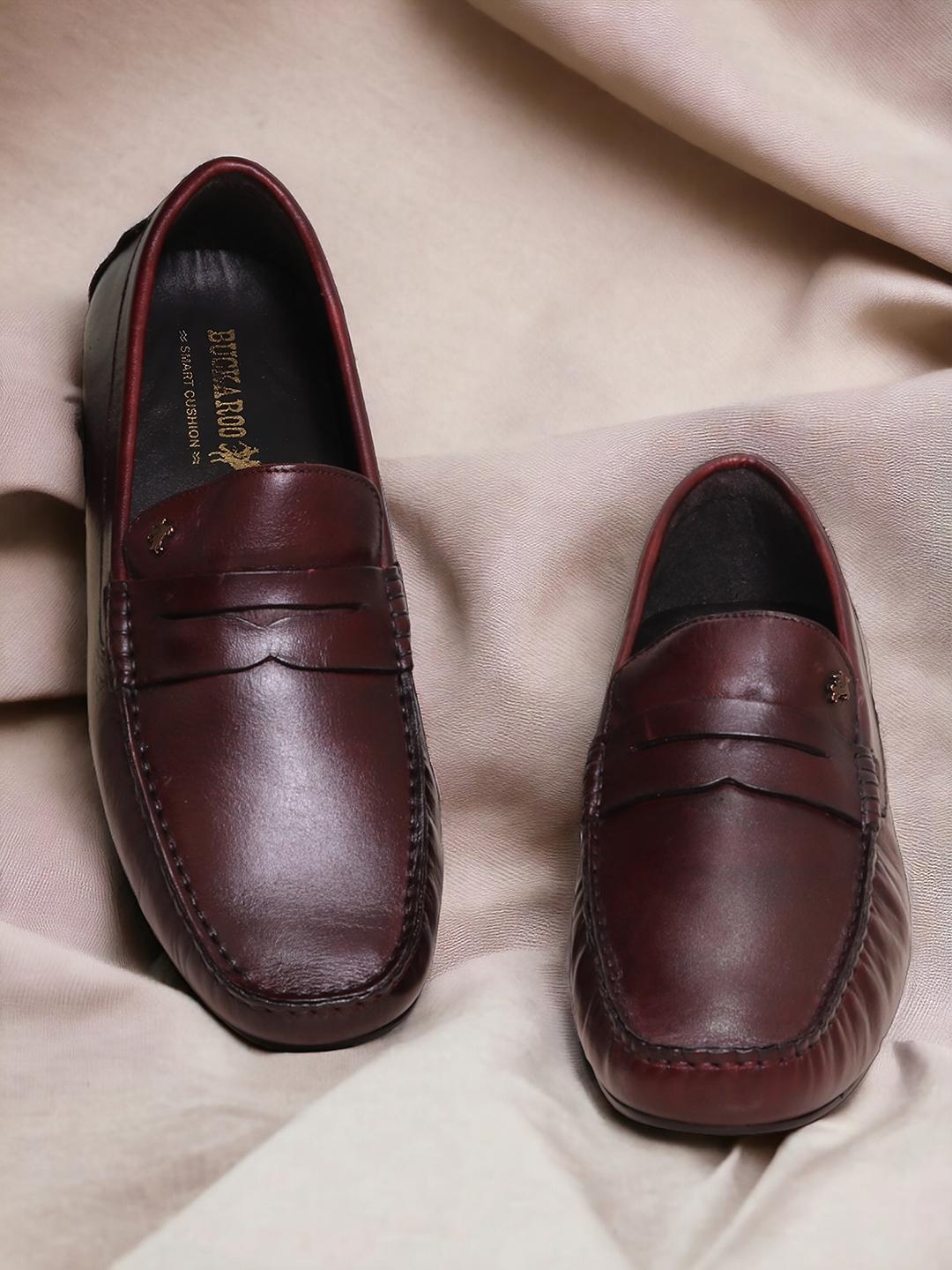 Buy Buckaroo Men FULTON Leather Penny Loafers - Casual Shoes for Men ...